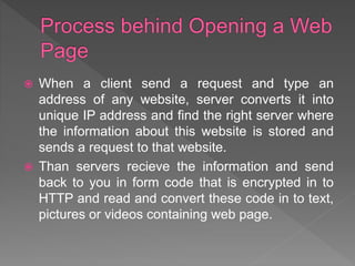 Client server relation | PPTX | Internet | Computing