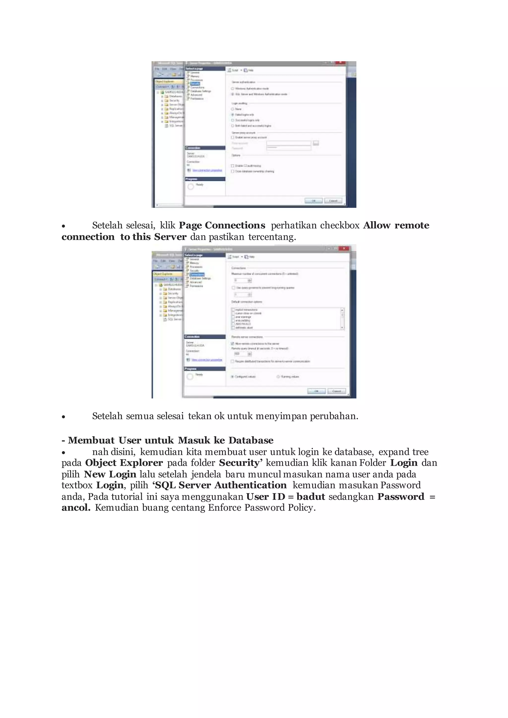 Client server sql 001 | PDF