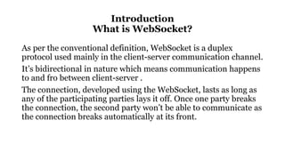 ClientServer Websocket.pptx | Computer Networking | Computing