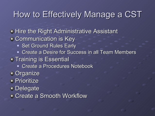 Client Service Teams (CSTs) | PPT | Free Download