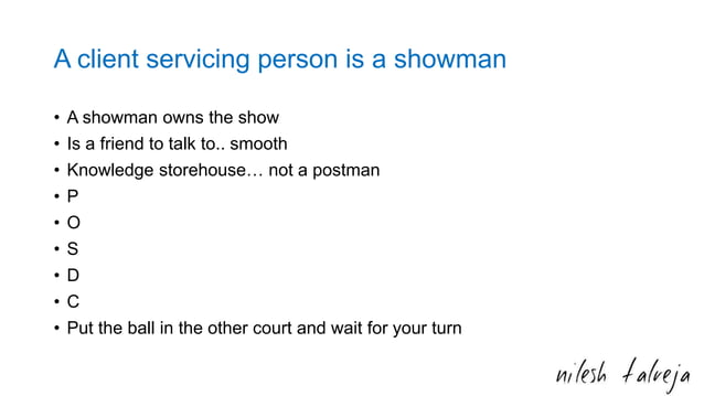 Client Servicing Workshop Pptx