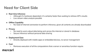 Client side machine learning | PPT