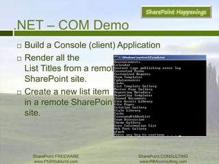 SharePoint 2010 Client-side Object Model | PPT