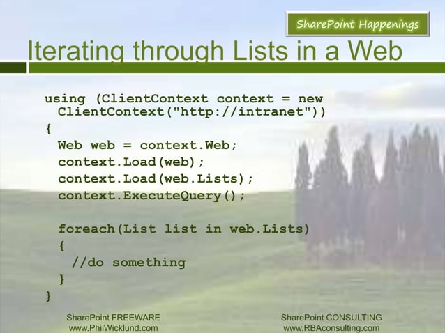 SharePoint 2010 Client-side Object Model | PPT