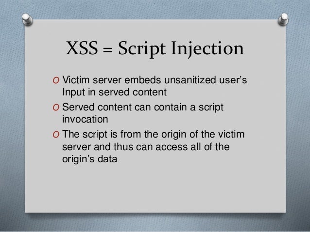Client sidesec 2013 - script injection
