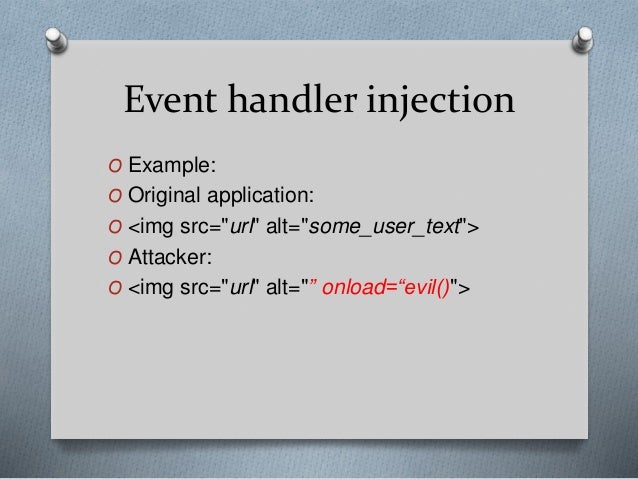 Client Sidesec 2013 Script Injection