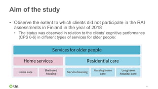 Clients' participation in RAI assessments - Maarit Lind | PDF
