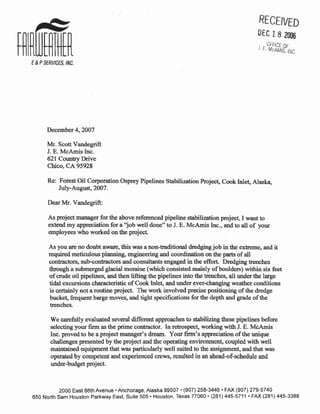 Client/Stakeholder Letters of Recommendation | PDF