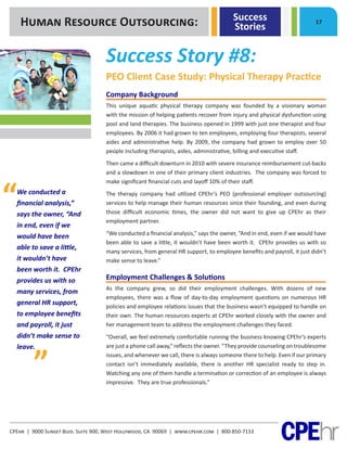 HR Outsourcing Client Success Stories | PDF