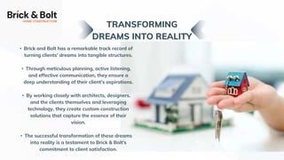 CLIENT SUCCESS STORIES: INSPIRING CONSTRUCTION PROJECTS BY BRICK AND ...