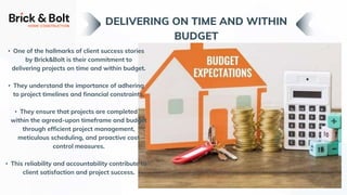 CLIENT SUCCESS STORIES: INSPIRING CONSTRUCTION PROJECTS BY BRICK AND ...