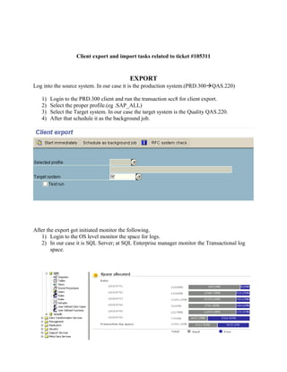 Client to copy in sap sapexper guide | PDF