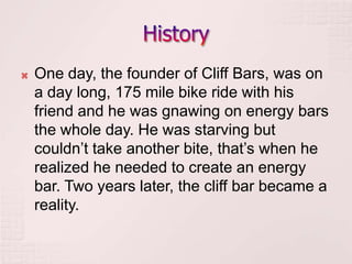 Cliff Bars | PPTX