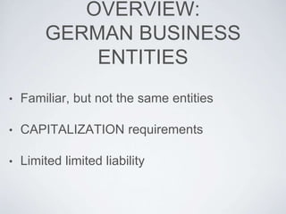 IP & GDPR in Germany and the USA | PPT