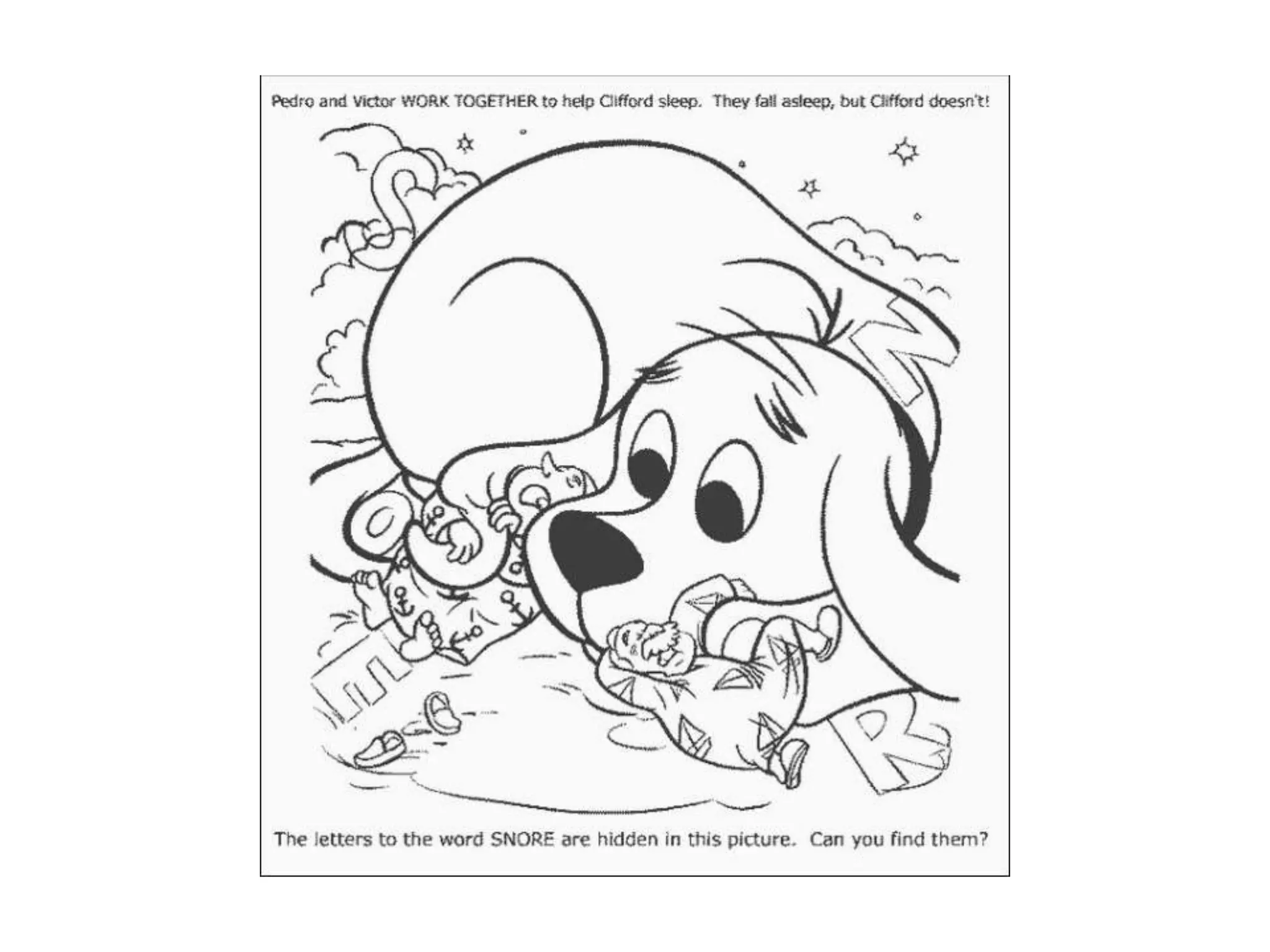 Clifford Colouring Pages and Kids Colouring Activities | PPSX