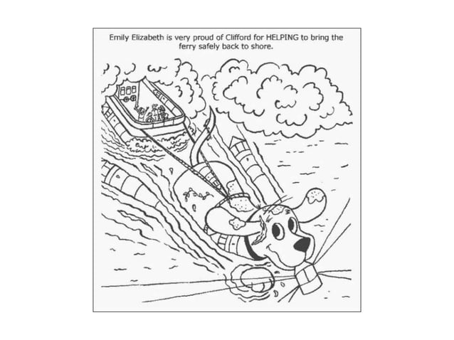 Clifford Colouring Pages and Kids Colouring Activities | PPSX