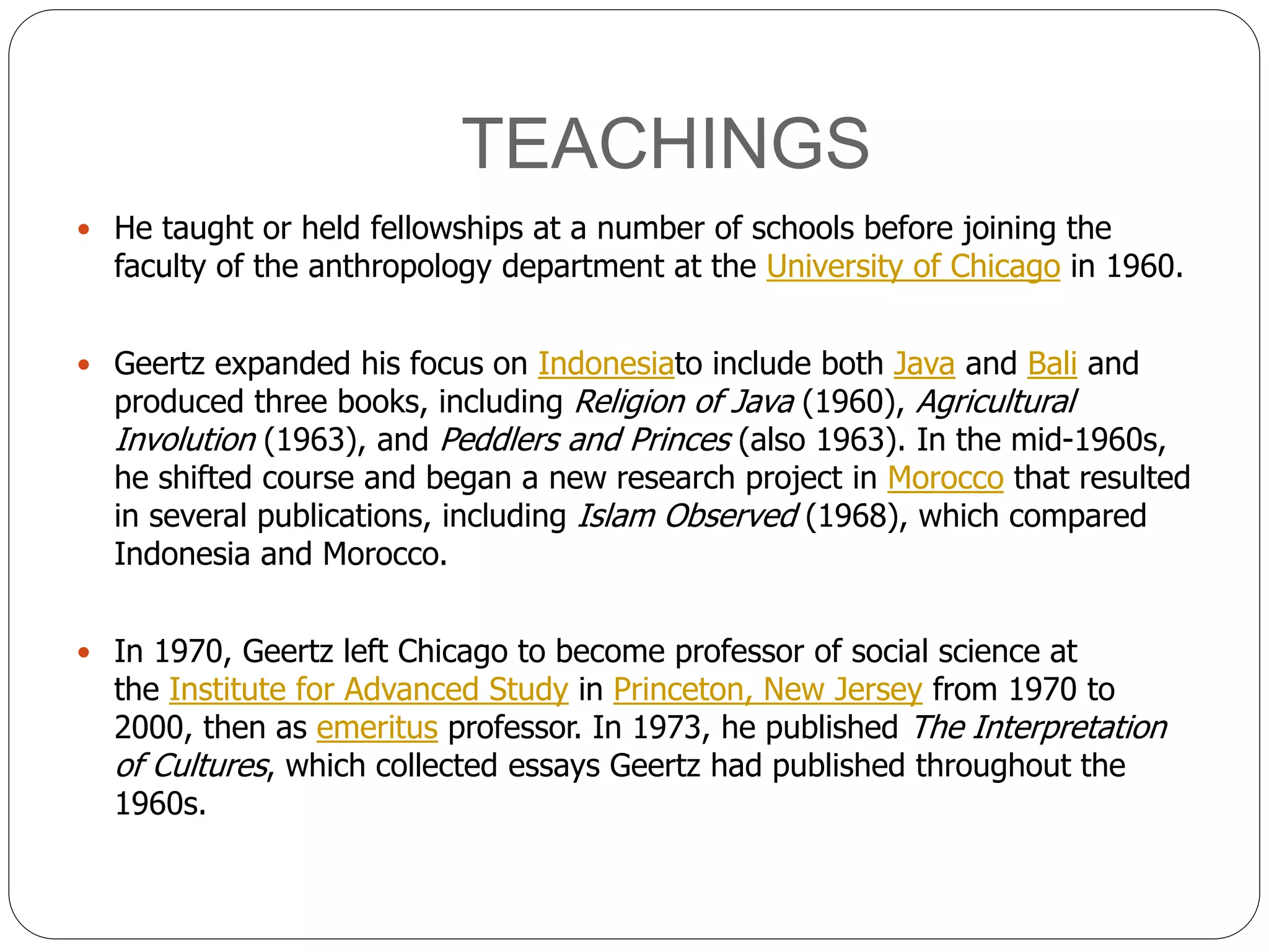 Clifford Geertz | PPTX