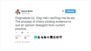 The Wrong Stuff: Prehospital Dogma - Cliff Reid | PPT