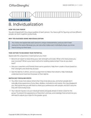 Clifton strengths 34 report | PDF