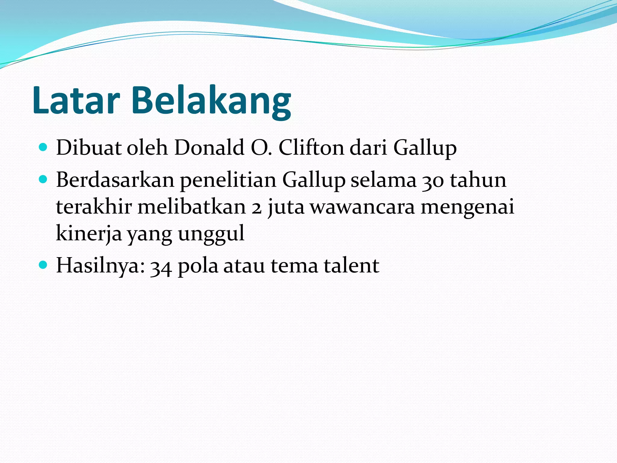 Clifton strengths finder | PPTX