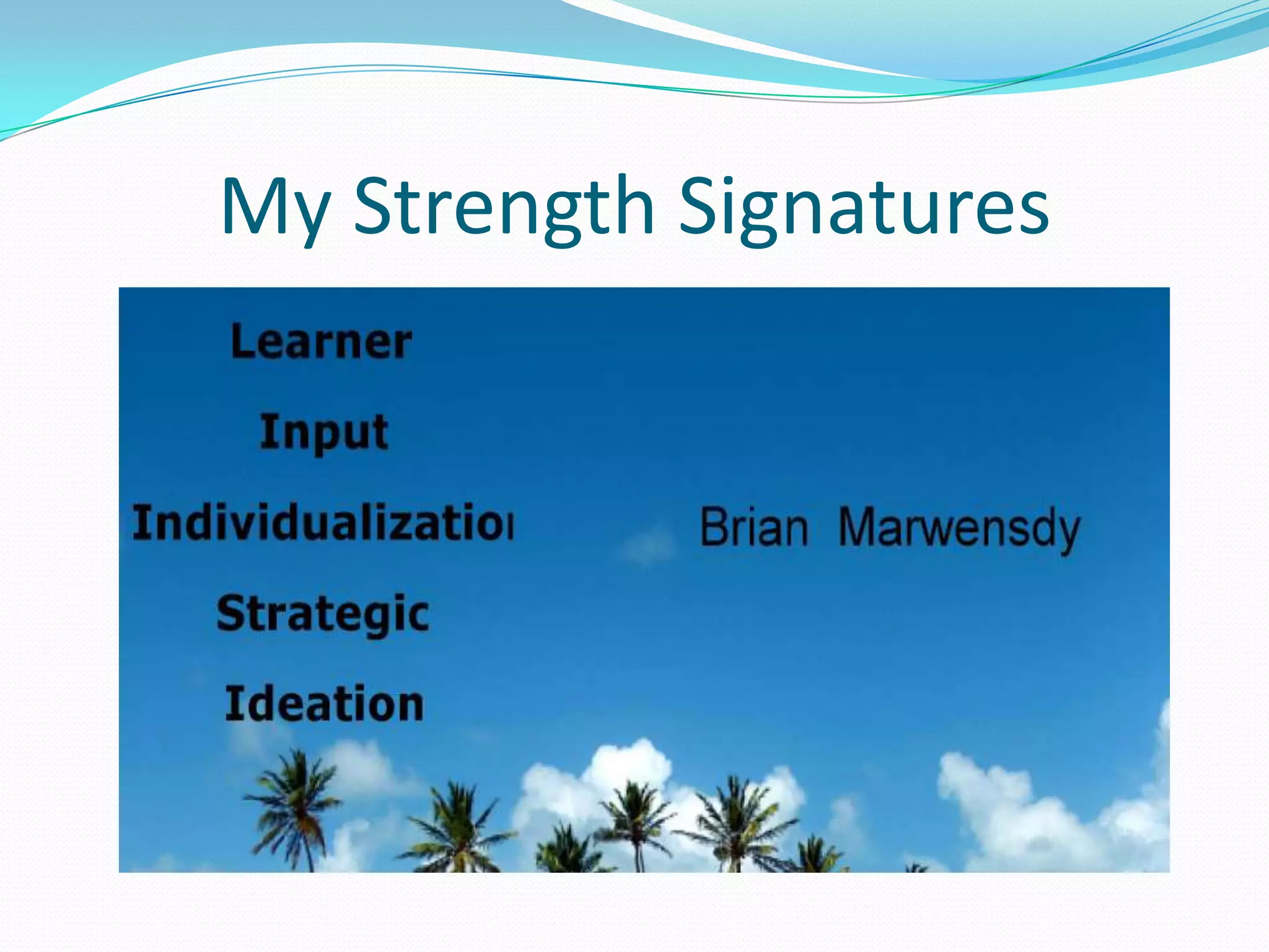 Clifton strengths finder | PPTX