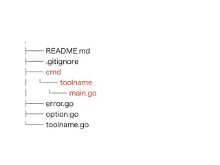 俺はこうして Go の CLI を作っている | PDF