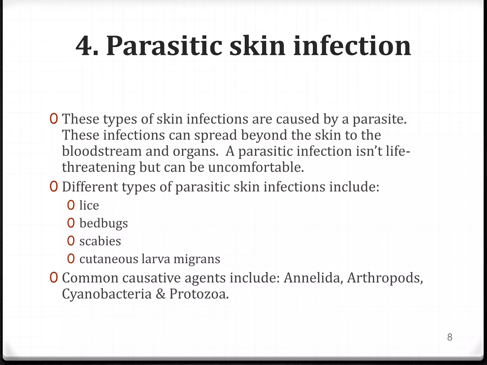 dermatological infections | PPTX