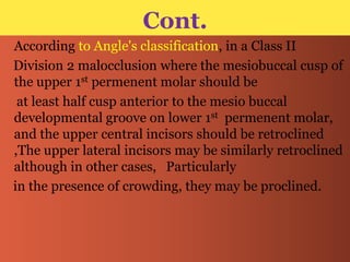 class ii division 2 malocclusion | PPTX