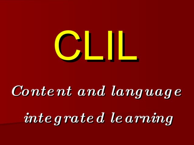 Clil | PPT