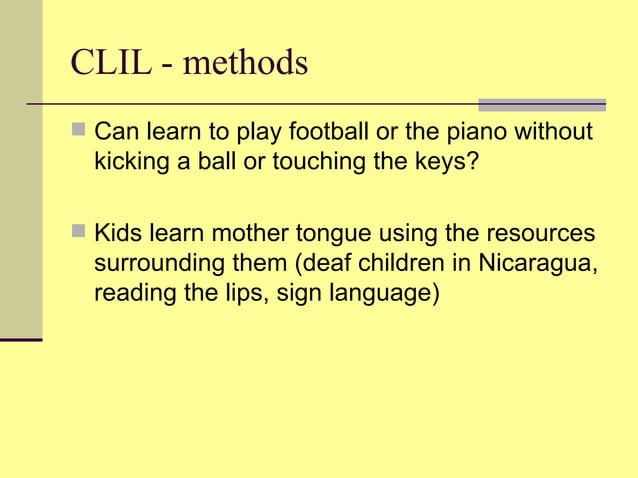 CLIL | PPT