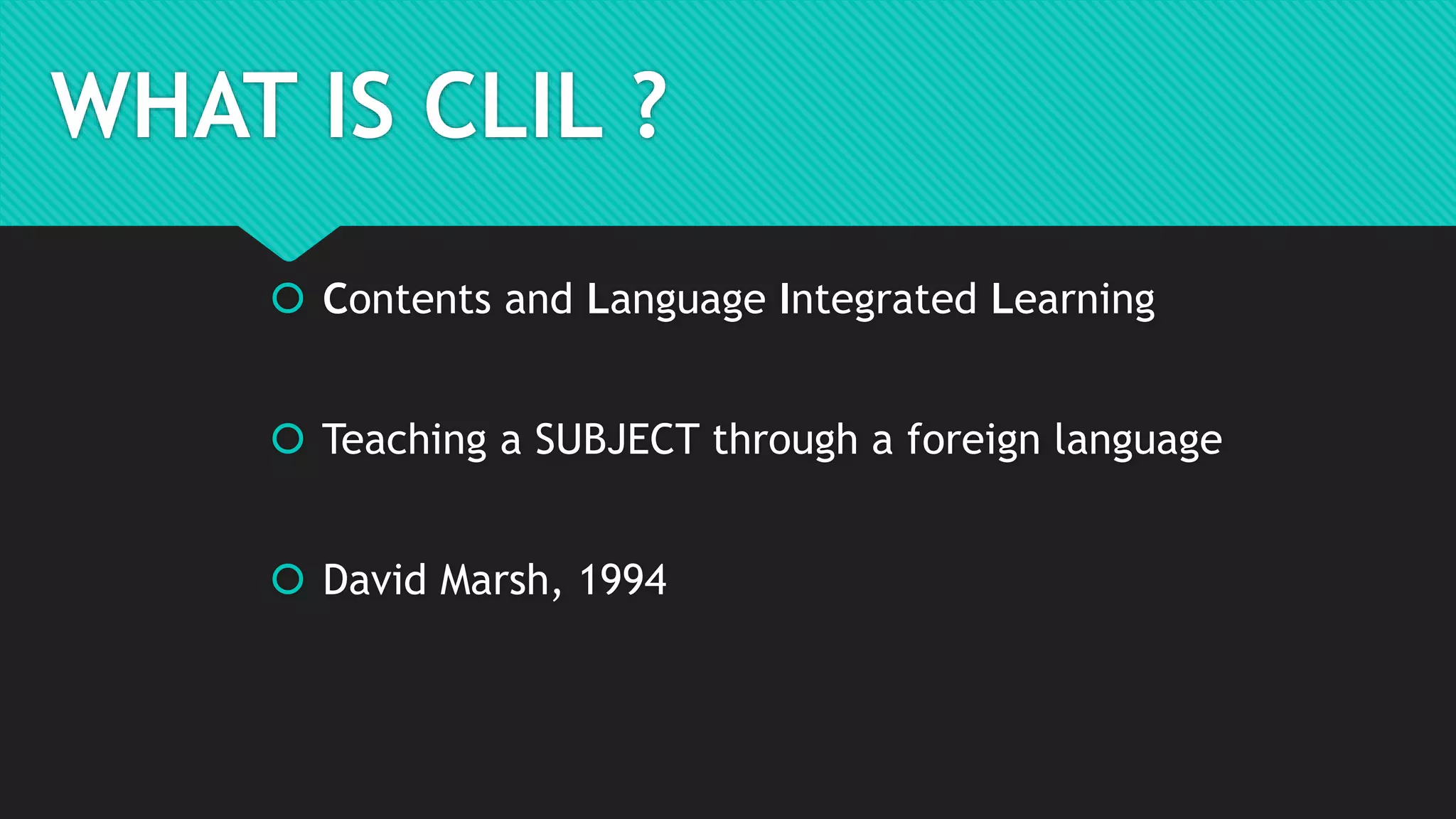 Clil | PPT