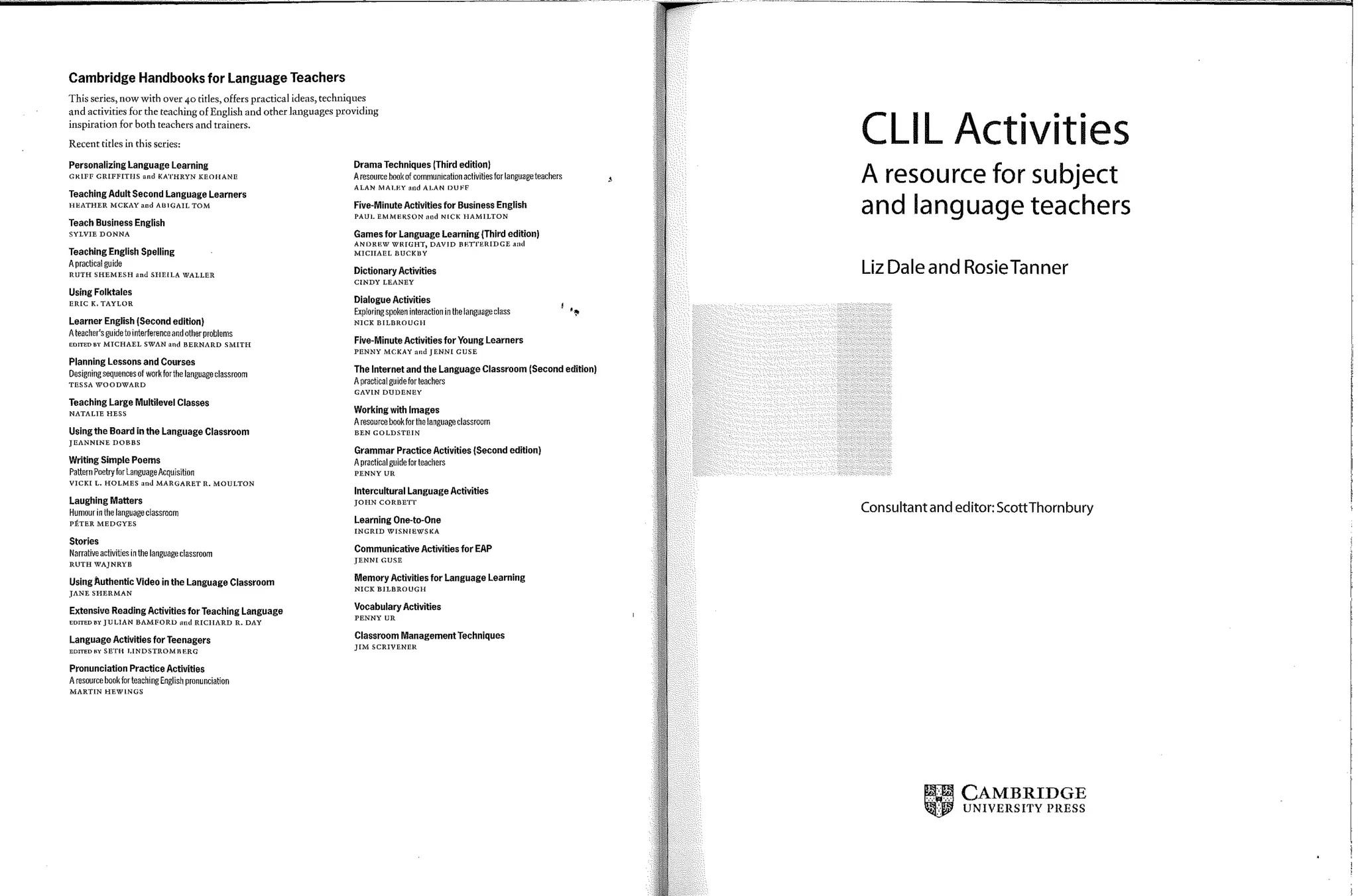 Clil activities (book) | PPT