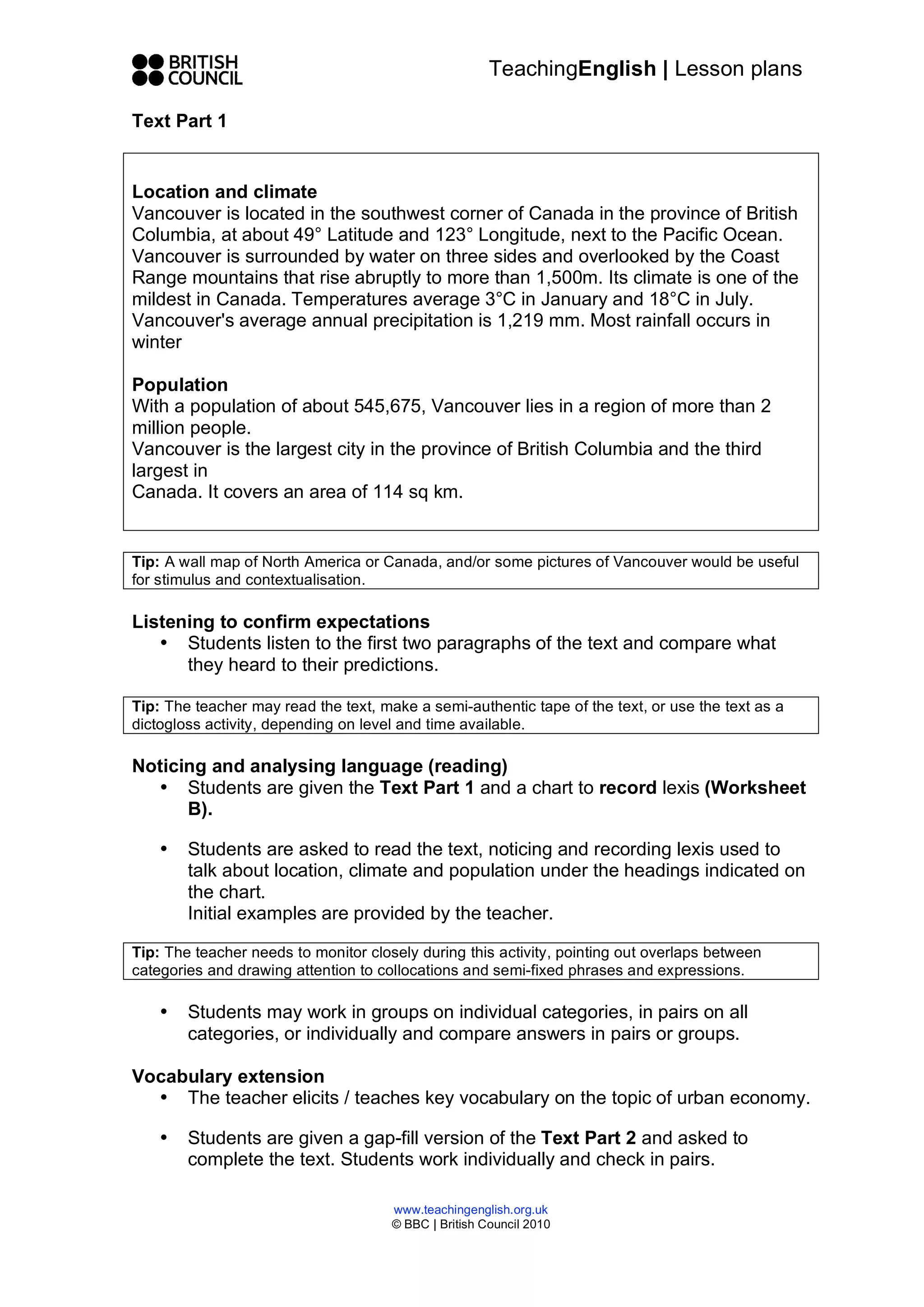 Clil lesson-plan | PDF