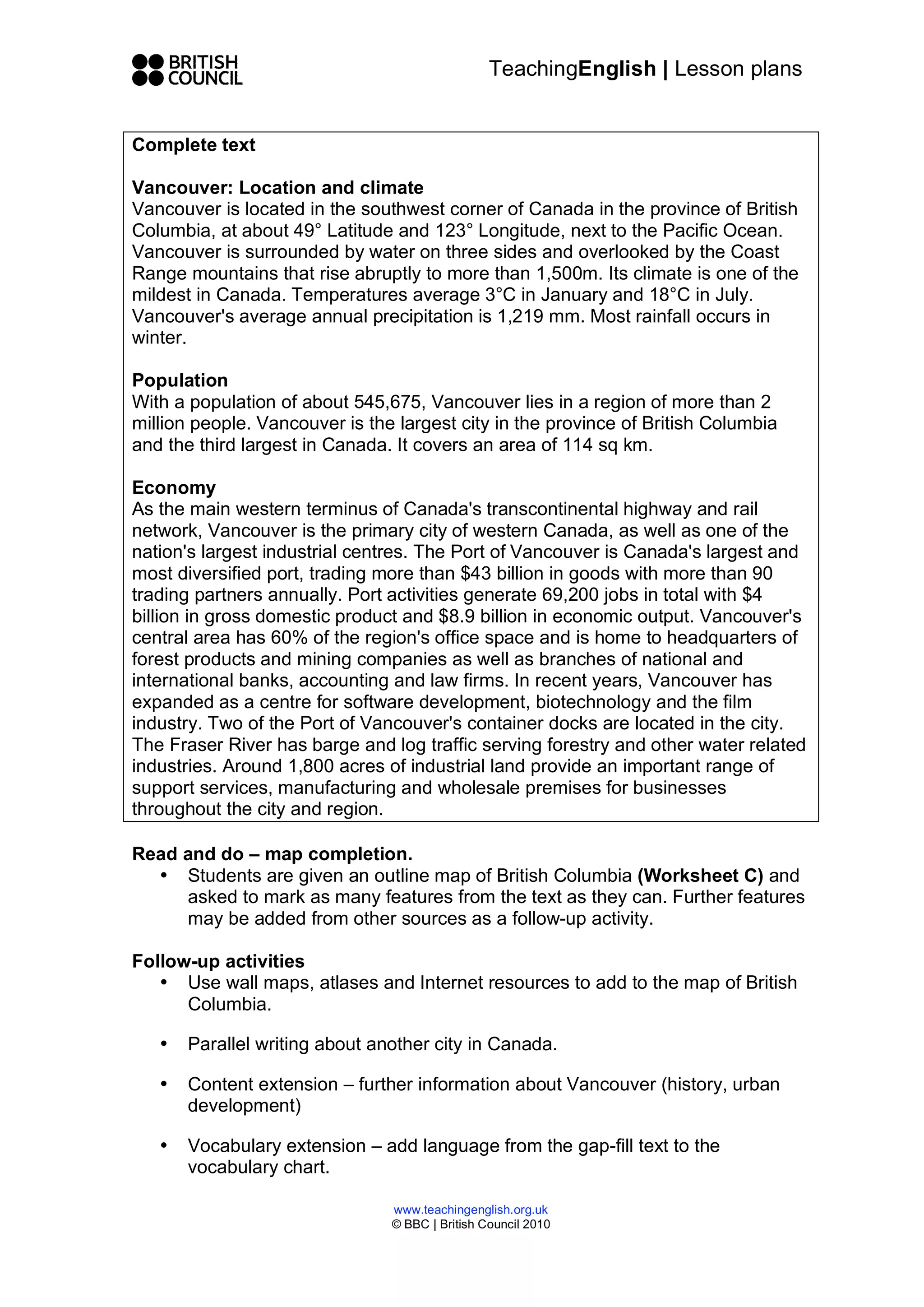 Clil lesson-plan | PDF