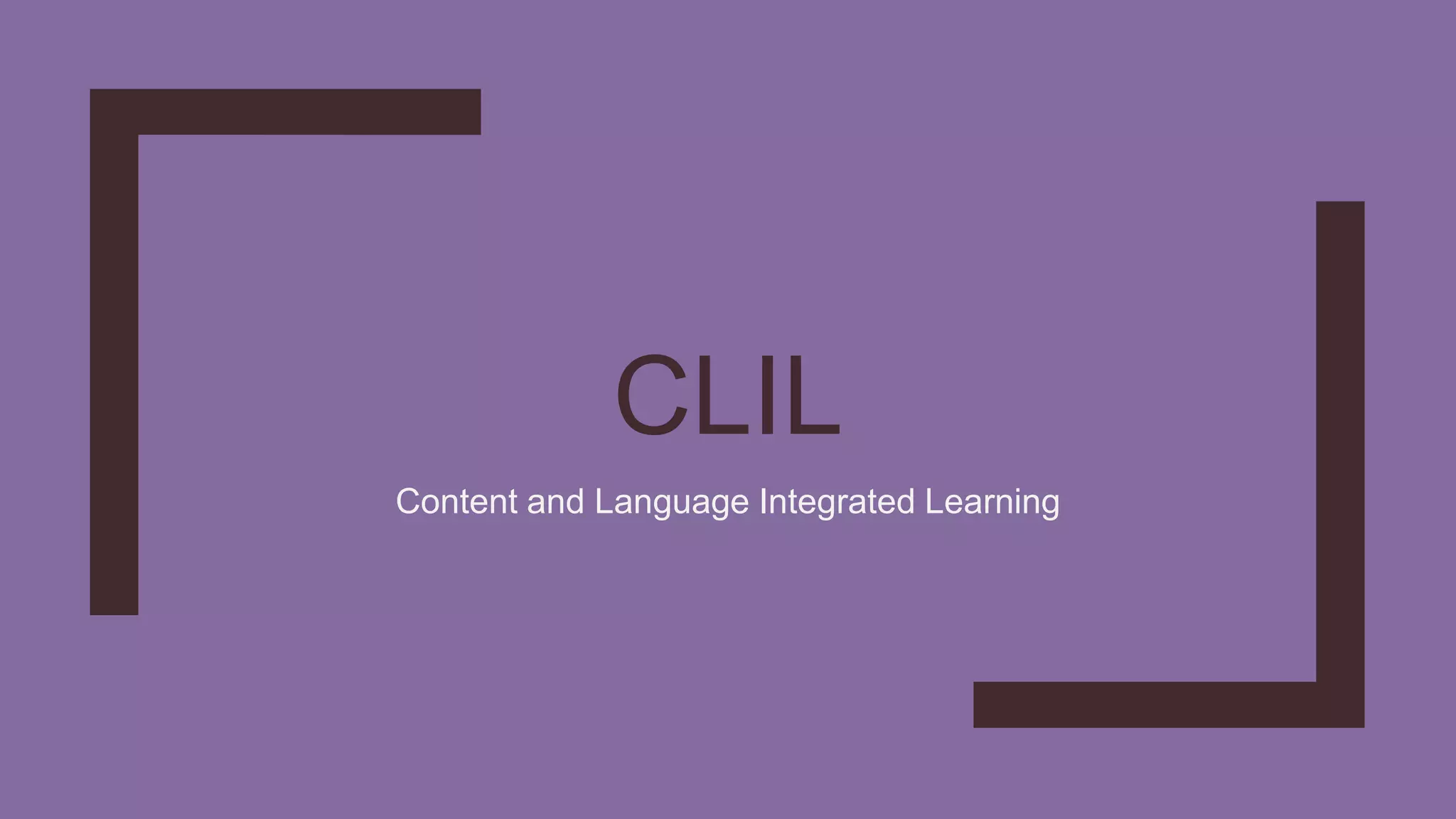 CLIL | PPTX | Education