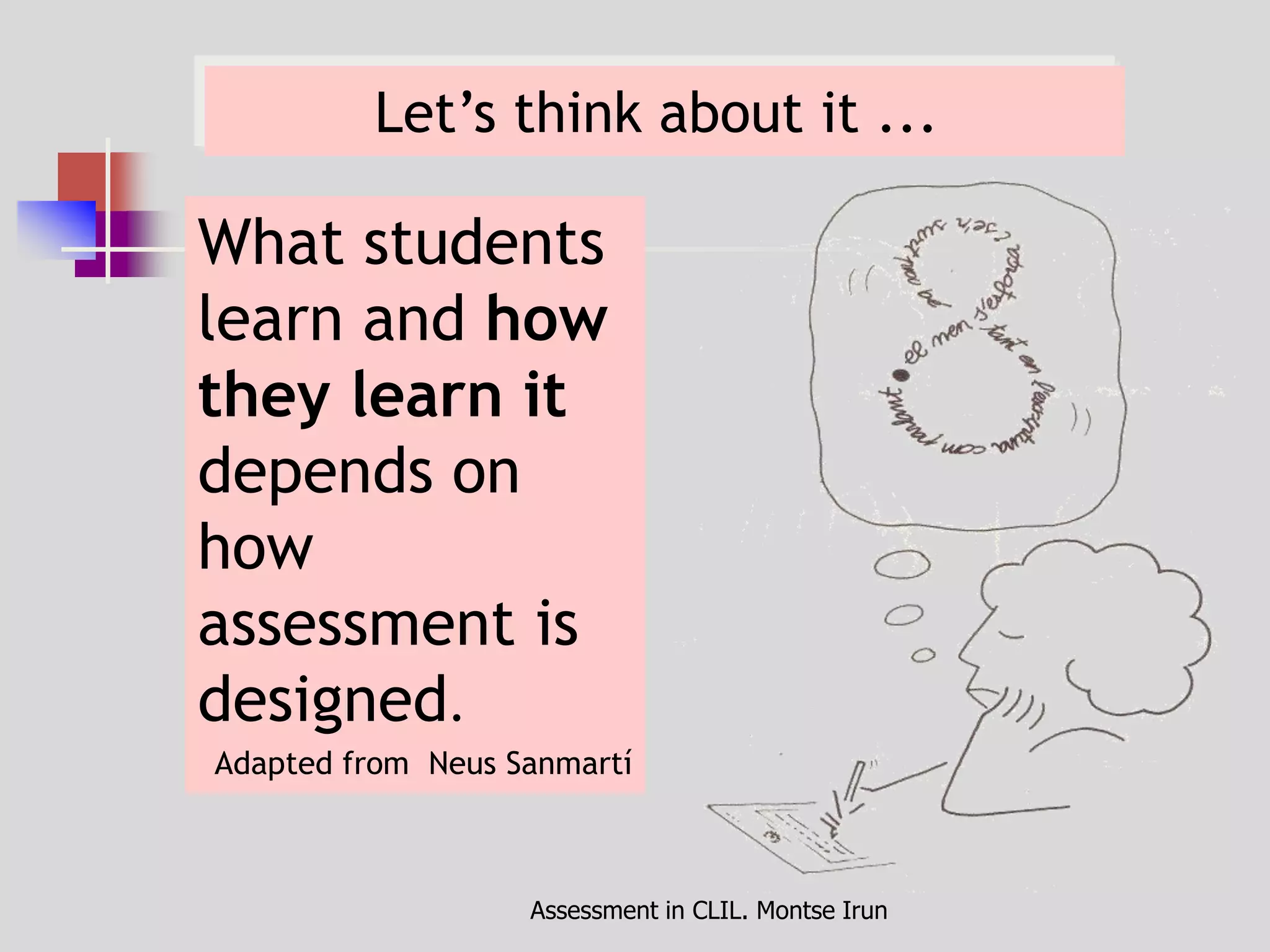 CLIL 6 assessment in CLIL | PDF