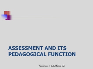 CLIL 6 assessment in CLIL | PDF