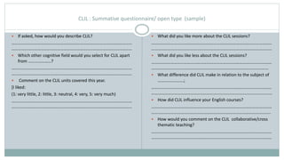 Clil an innovative teaching practice | PPT