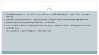 Clil an innovative teaching practice | PPT