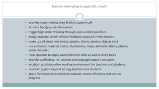 Clil an innovative teaching practice | PPT