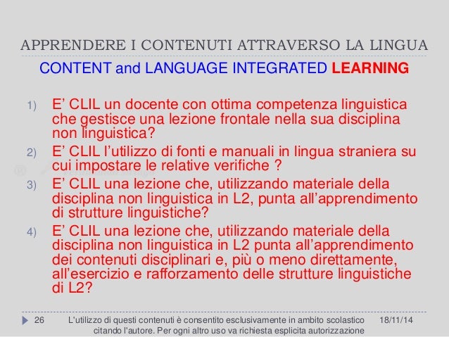 Clil e innovazione pedagogica