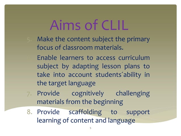 CLIL methodology | PPT