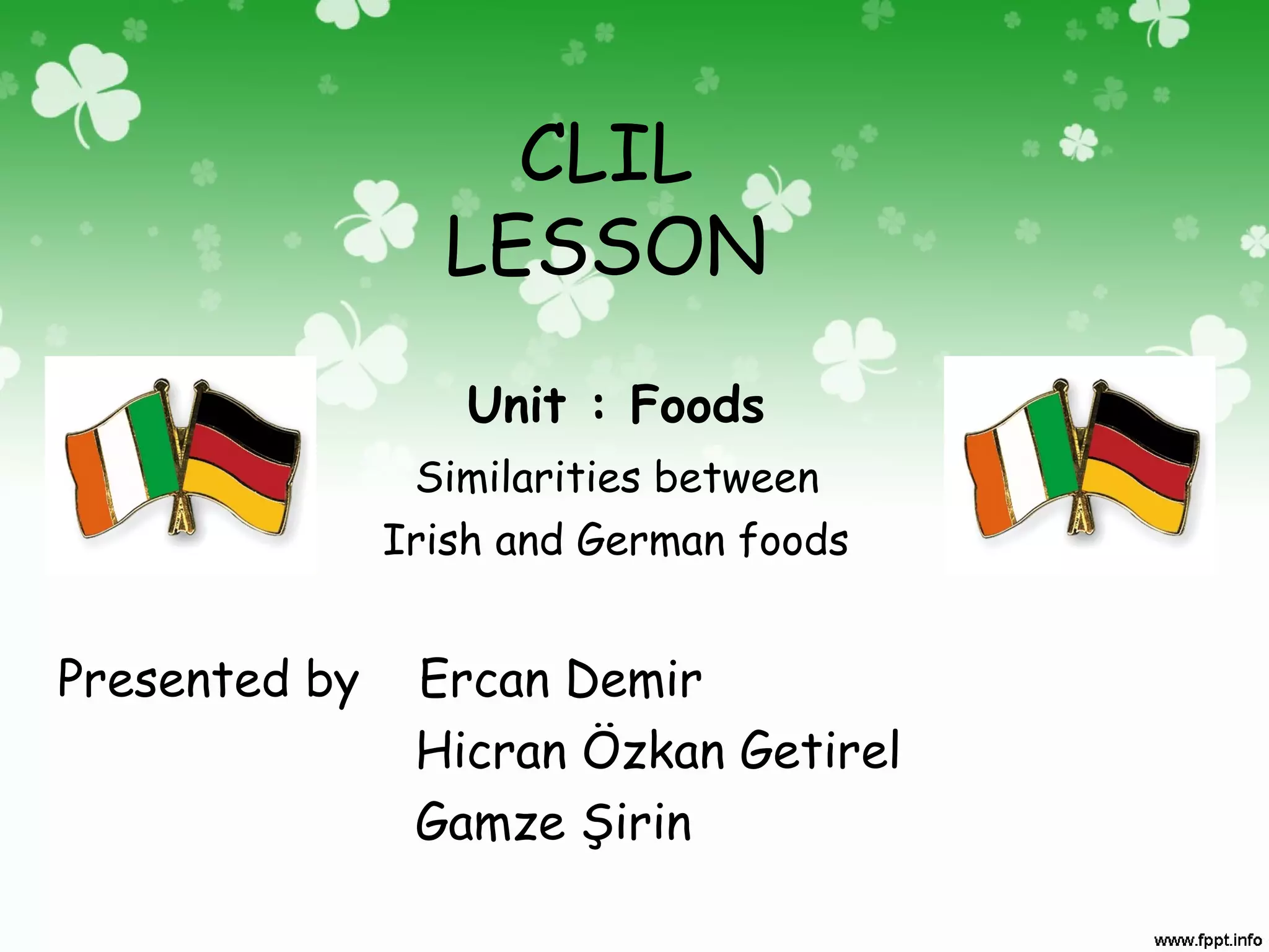 Clil lesson | PPT