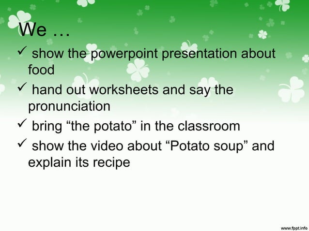 Clil lesson | PPT