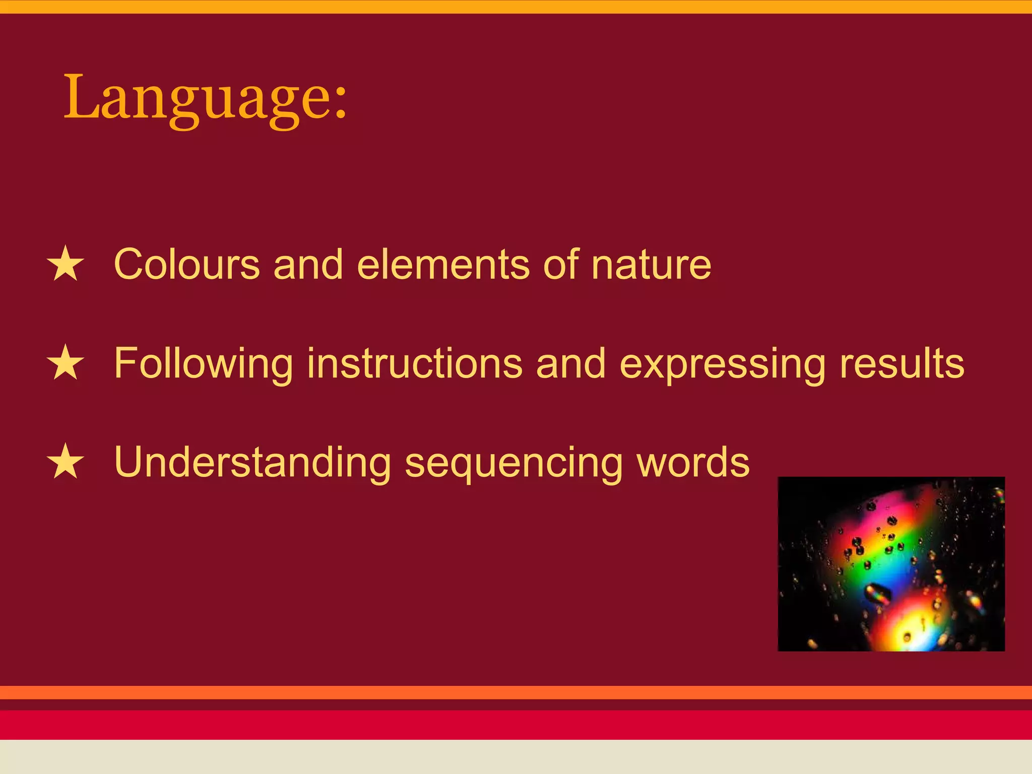 Clil lesson plan: Rainbows | PPT