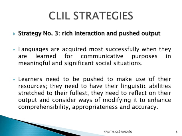 CLIL lesson planning | PPTX | Workshops and Classes | Hobbies & Interests