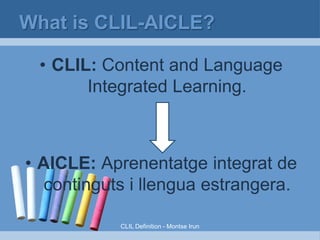 CLIL 1: What is it? Advantages and Drawbacks | PDF