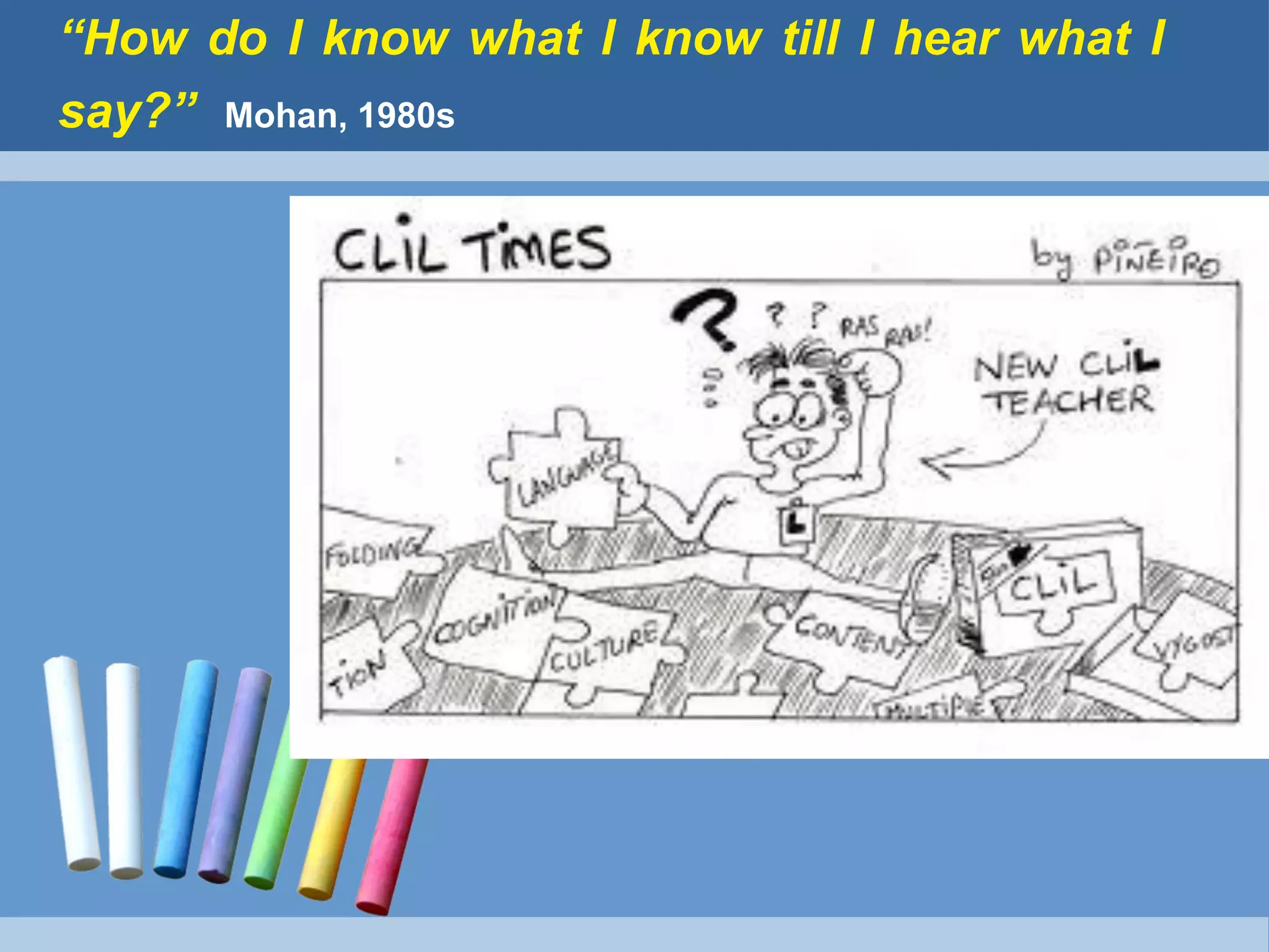 Clil methodology | PDF