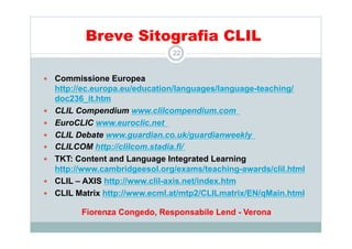 Approccio CLIL: metodologia, attività e materiali | PDF