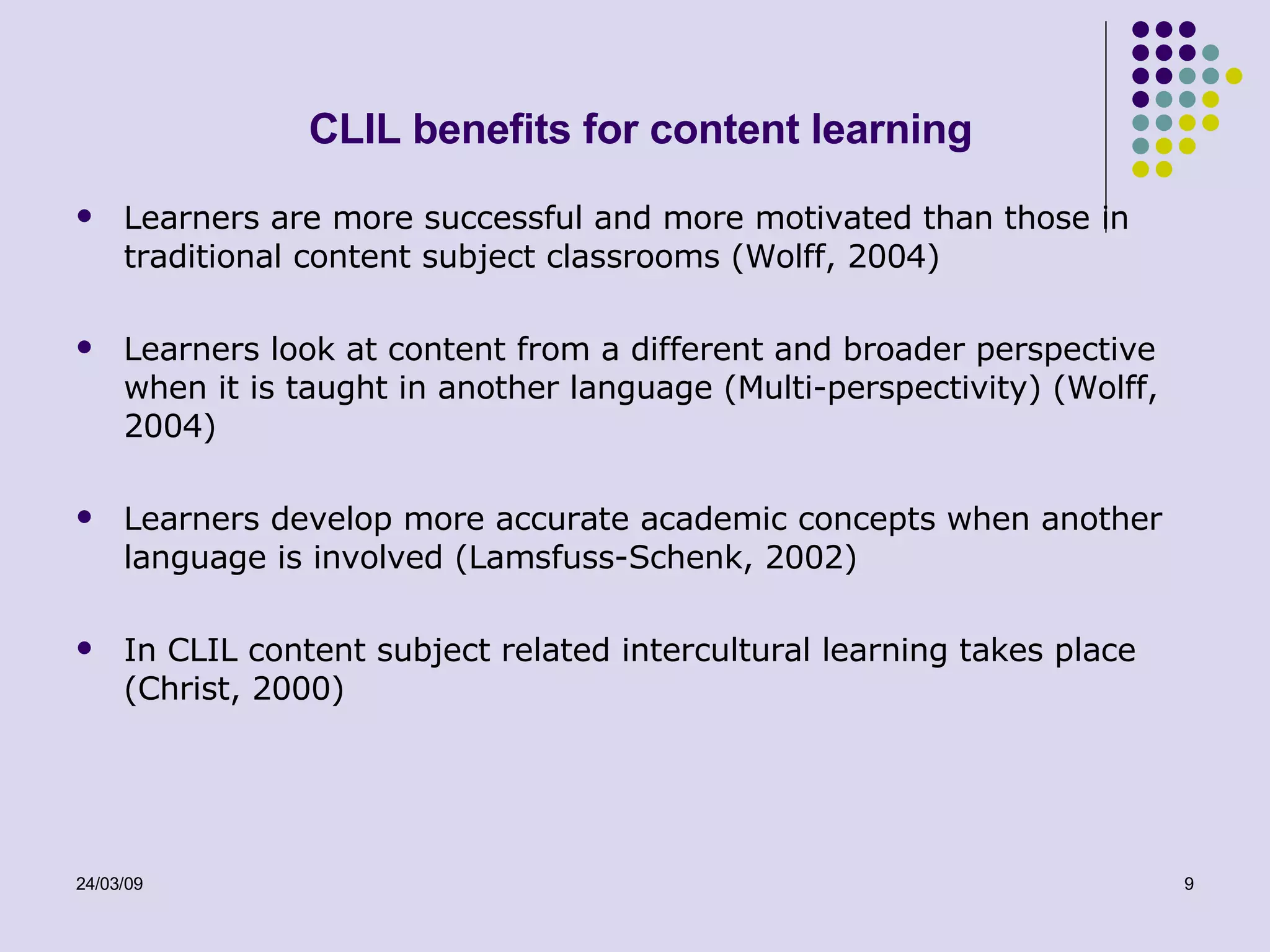 CLIL - Content and Language Integrated Learning | PPT